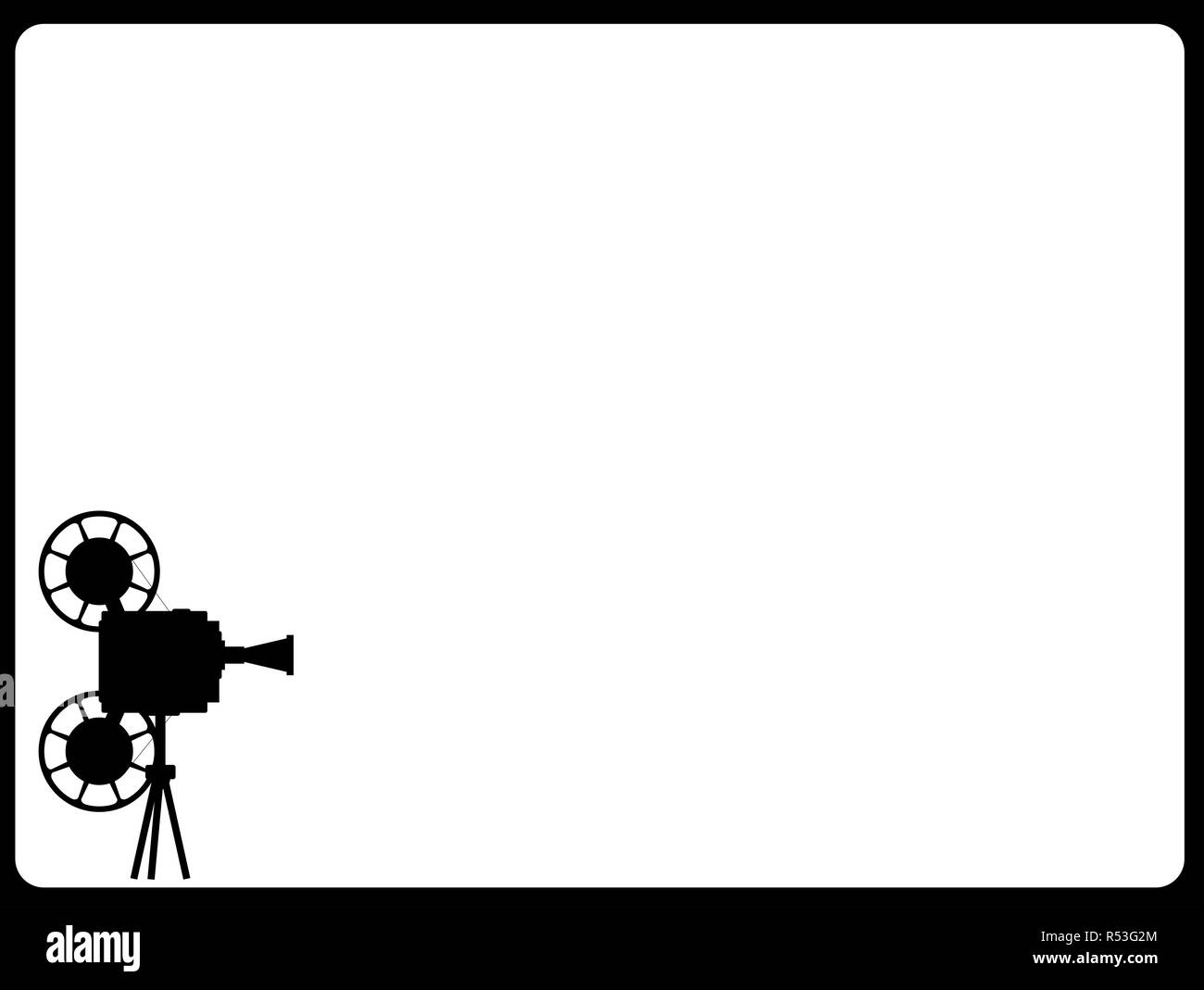 Movie Cine Projector Backdrop Stock Photo - Alamy
