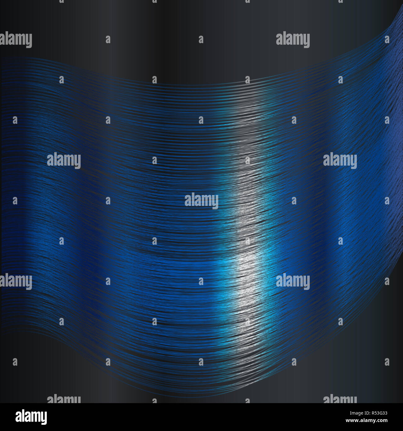 Fine Blue Thread Stock Photo - Alamy