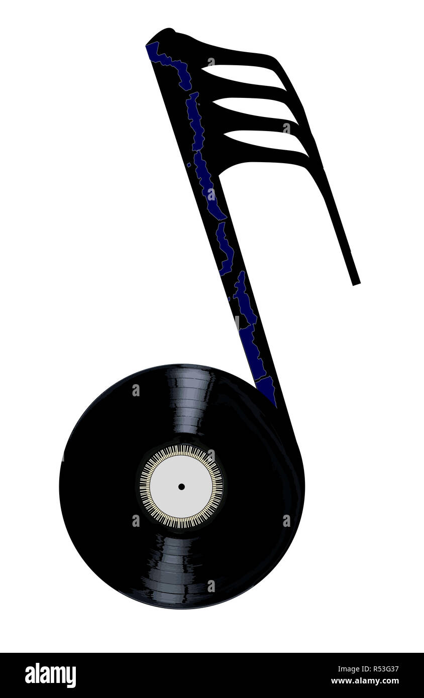 Isolated Record Note Stock Photo - Alamy