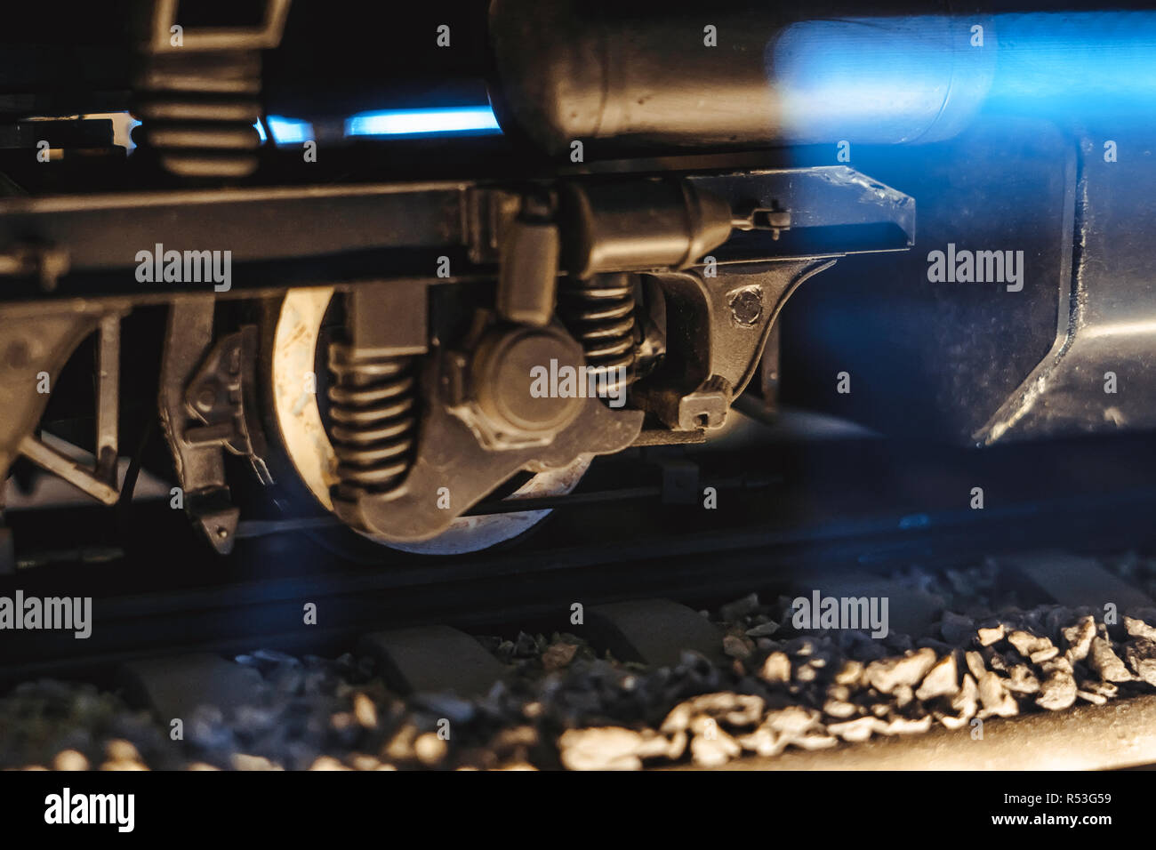 Car diesel train, toy Soviet locomotive Stock Photo - Alamy
