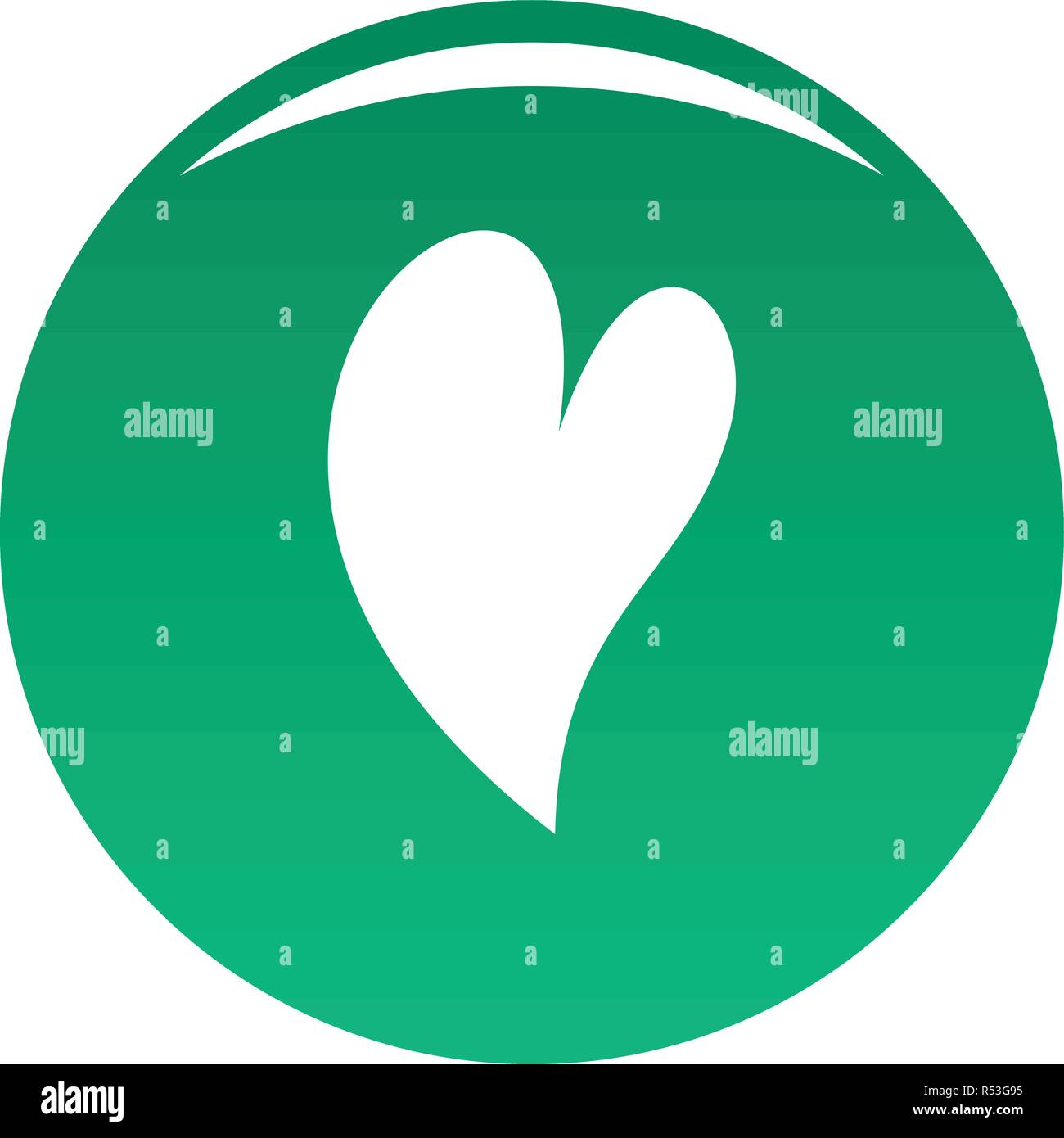 Deaf heart icon. Simple illustration of deaf heart vector icon for any ...