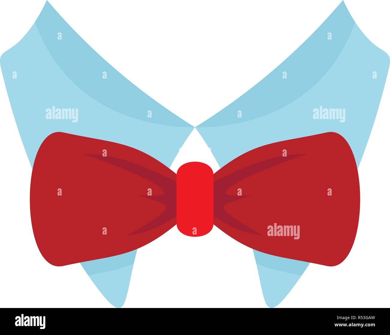 Cartoon Bow Tie And Shirt