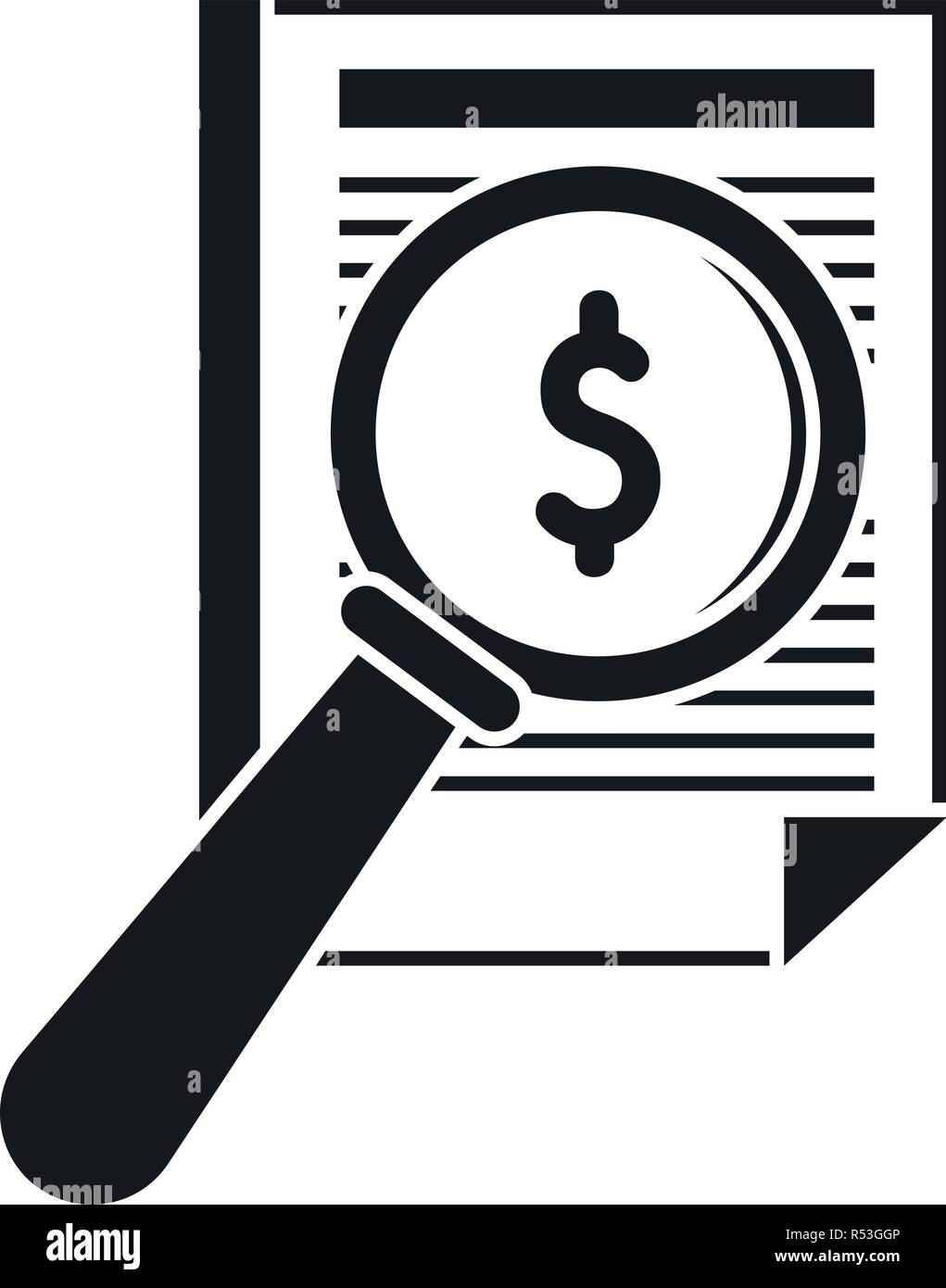 Payment paper icon. Simple illustration of payment paper vector icon ...