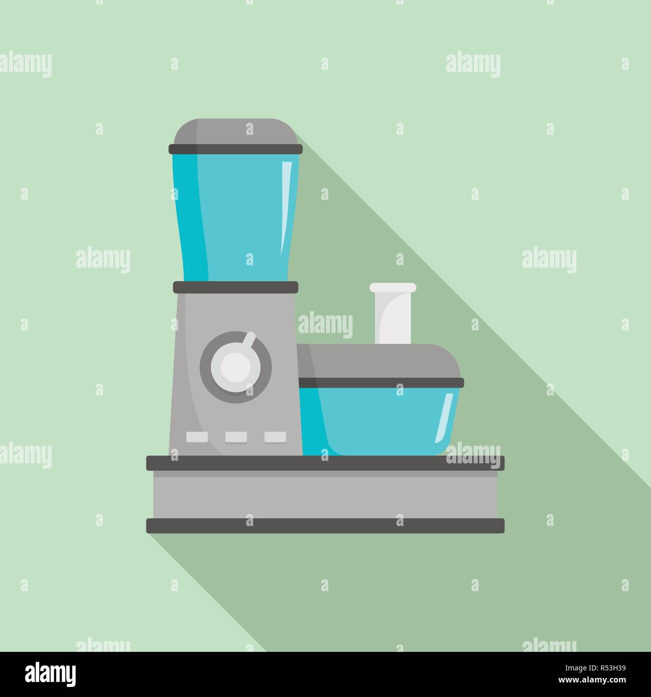 Food processor icon. Flat illustration of food processor vector icon ...