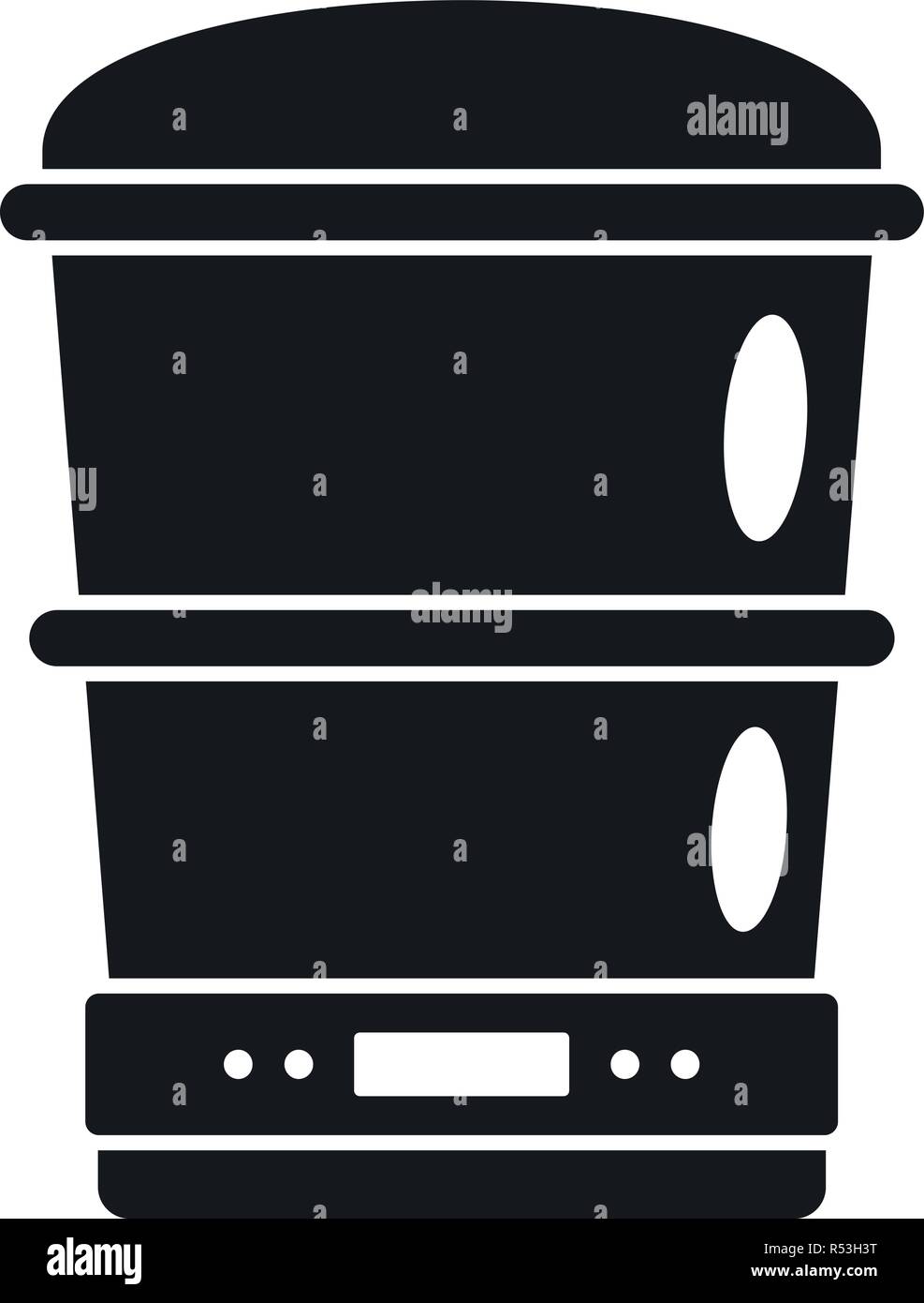 Food processor machine icon. Simple illustration of food processor ...