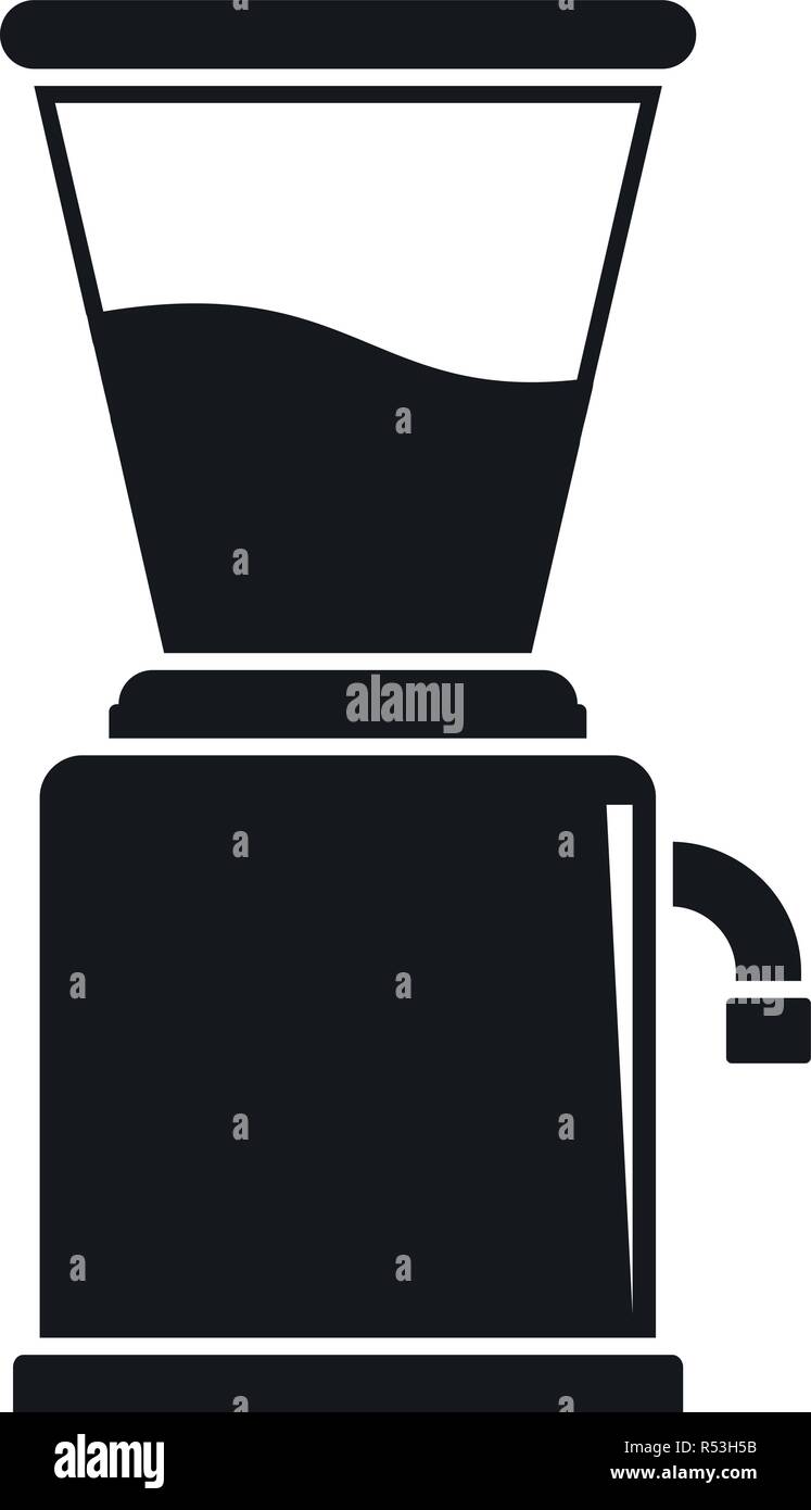 Modern coffee grinder icon. Simple illustration of modern coffee ...