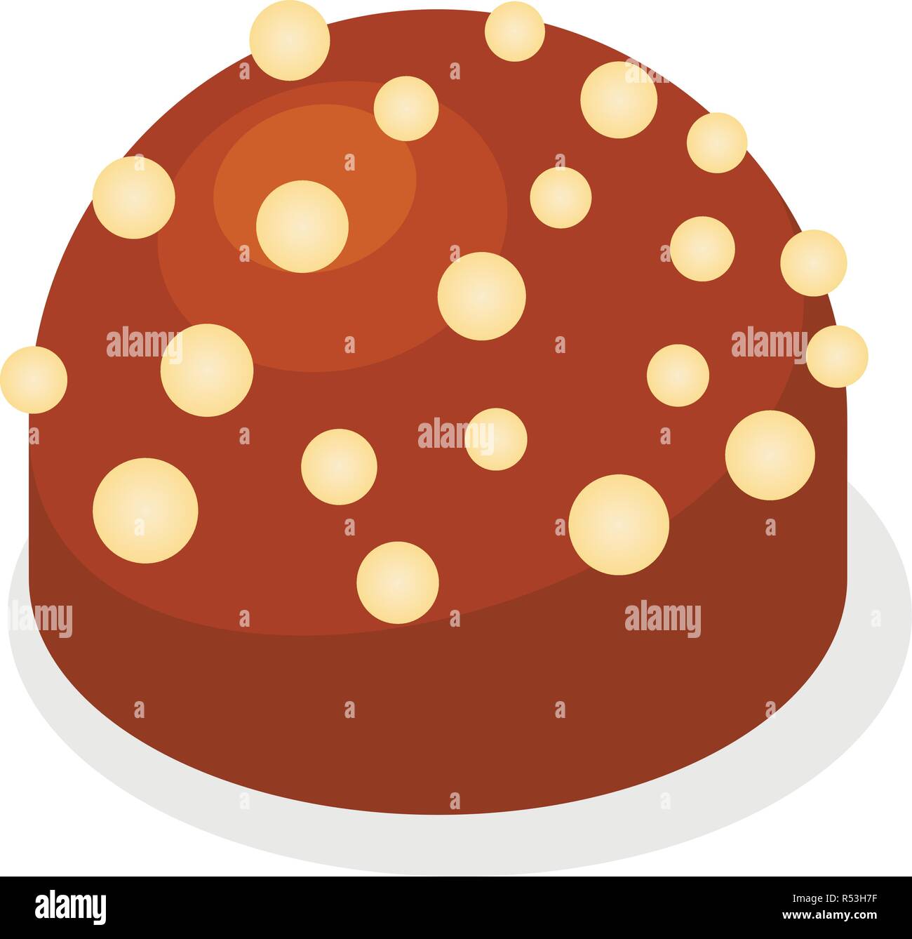 Truffle icon. Isometric of truffle vector icon for web design isolated ...