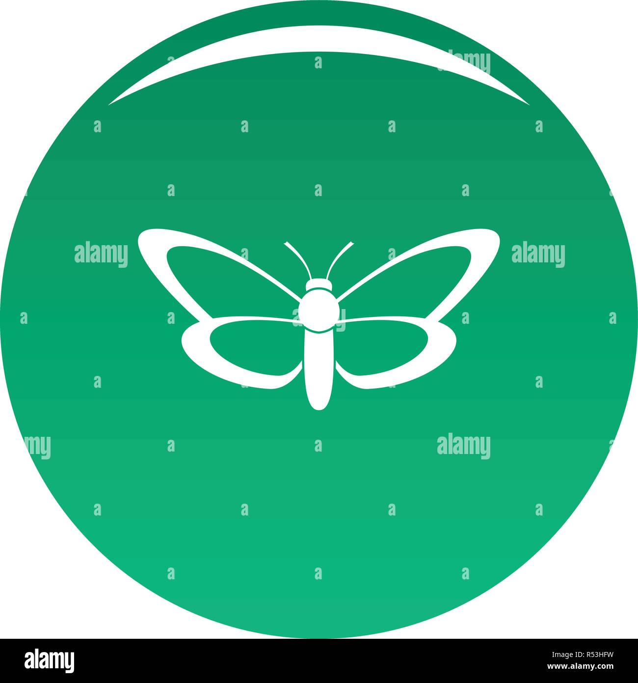 Nice butterfly icon. Simple illustration of nice butterfly vector icon ...