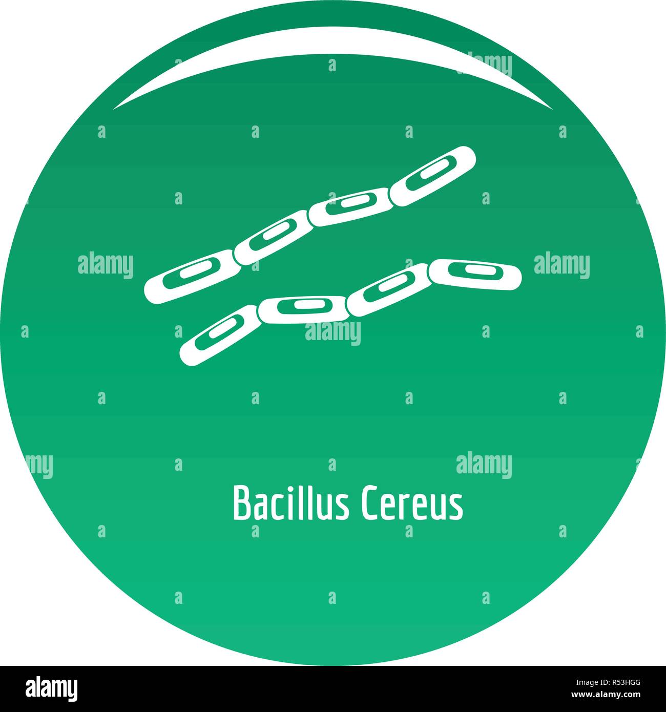 Bacillus cereus icon. Simple illustration of bacillus cereus vector ...