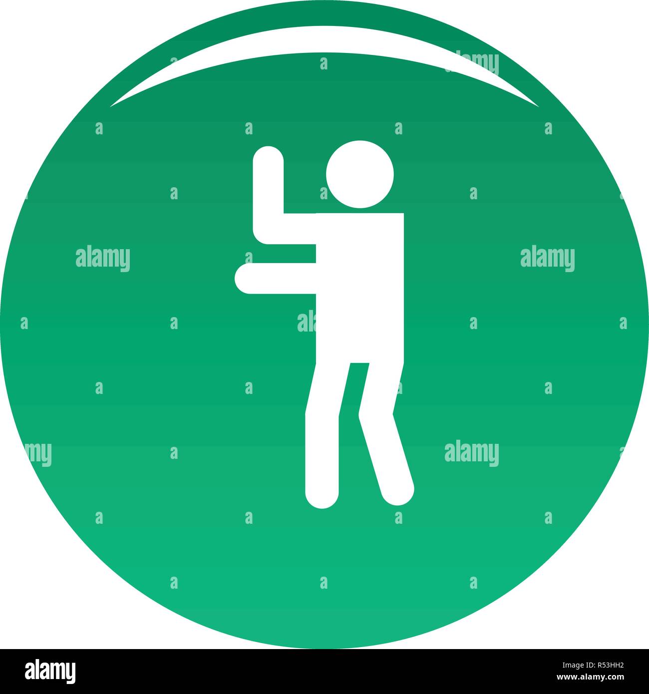Stick figure stickman icon pictogram. Vector simple illustration of ...
