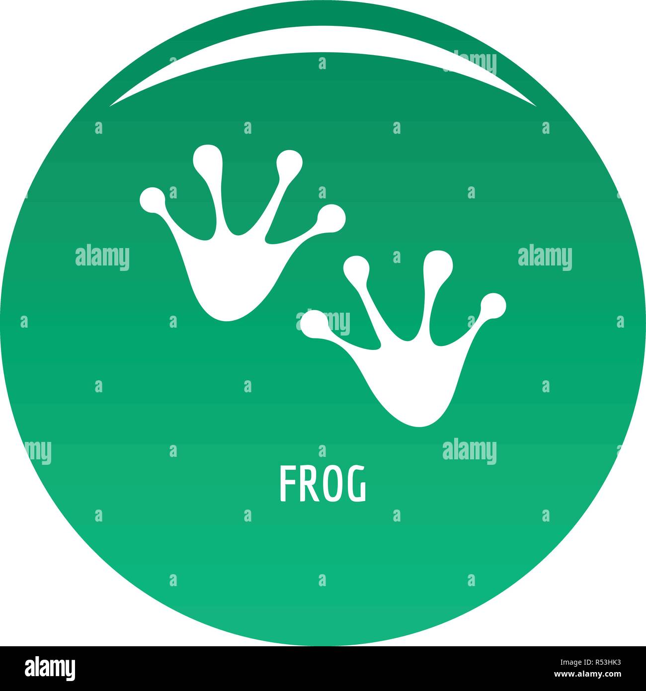 Frog step icon. Simple illustration of frog step vector icon for any ...