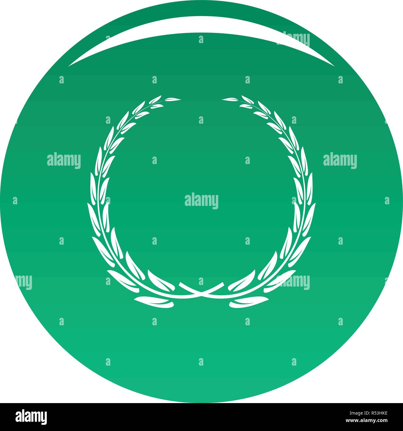 Glory wreath icon. Simple illustration of glory wreath vector icon for ...