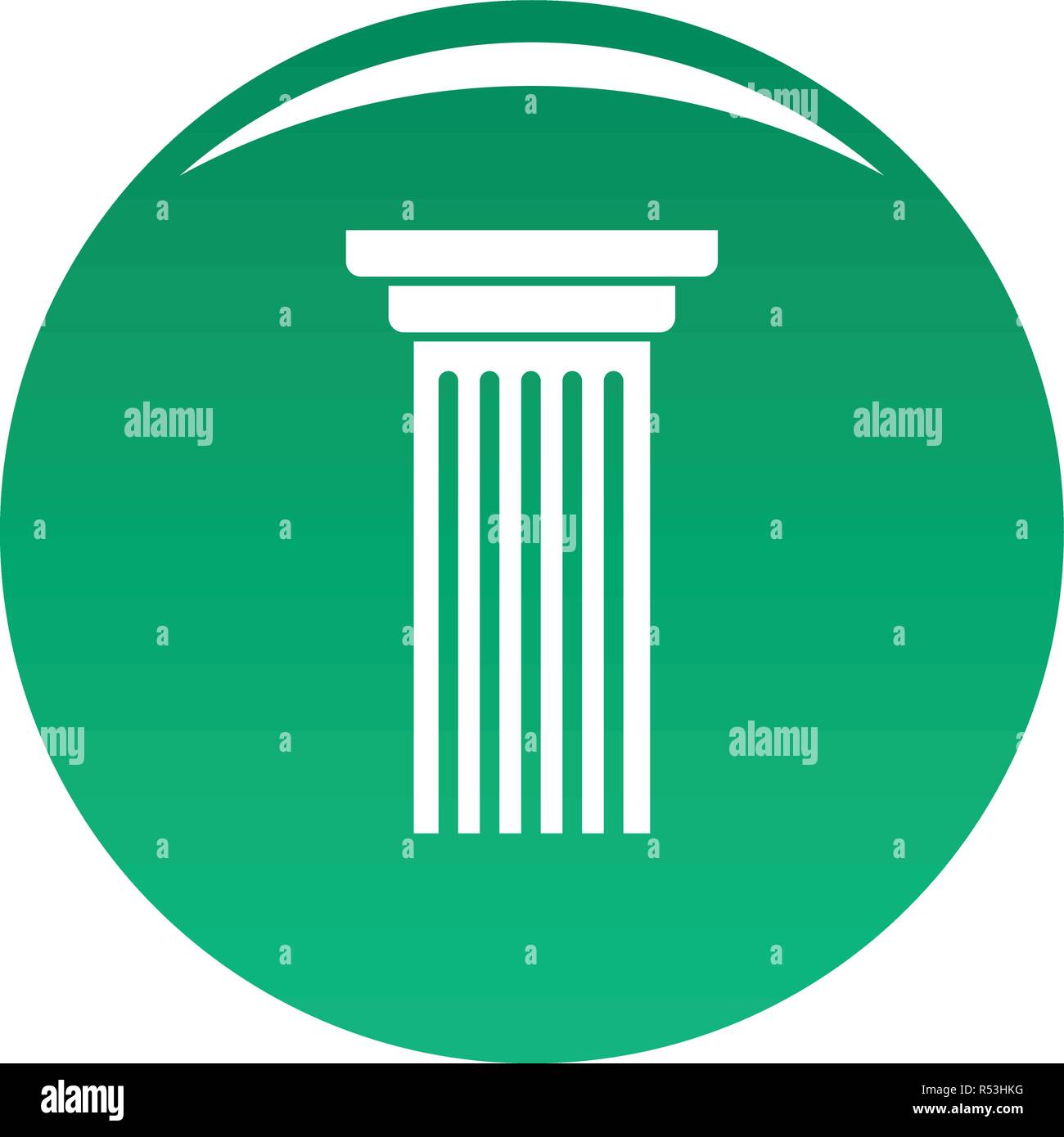 Italian column icon. Simple illustration of italian column vector icon ...