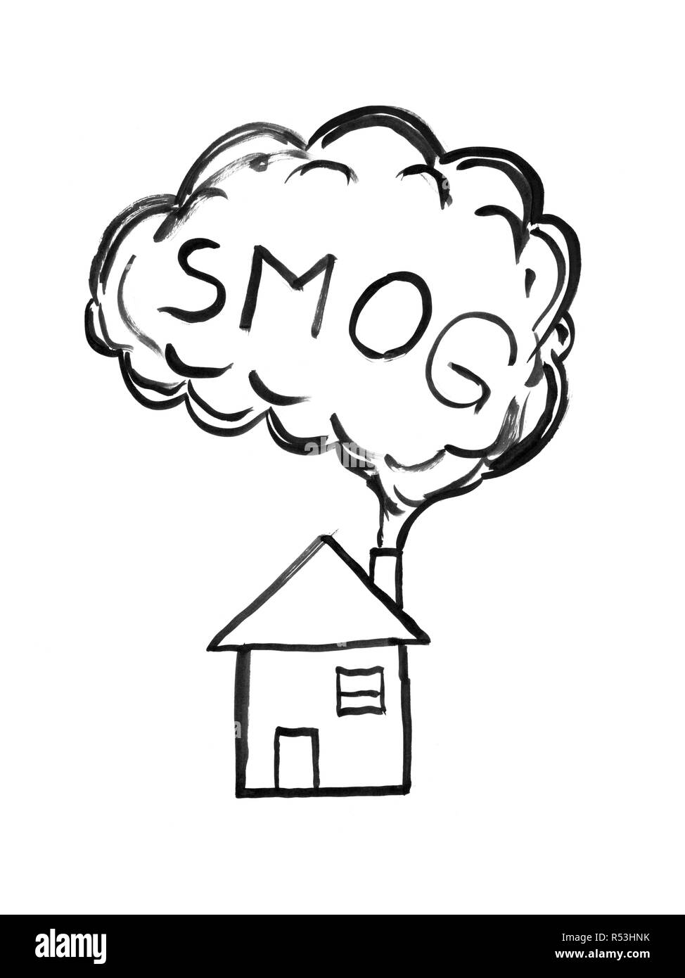 Black smoke chimney hi-res stock photography and images - Alamy