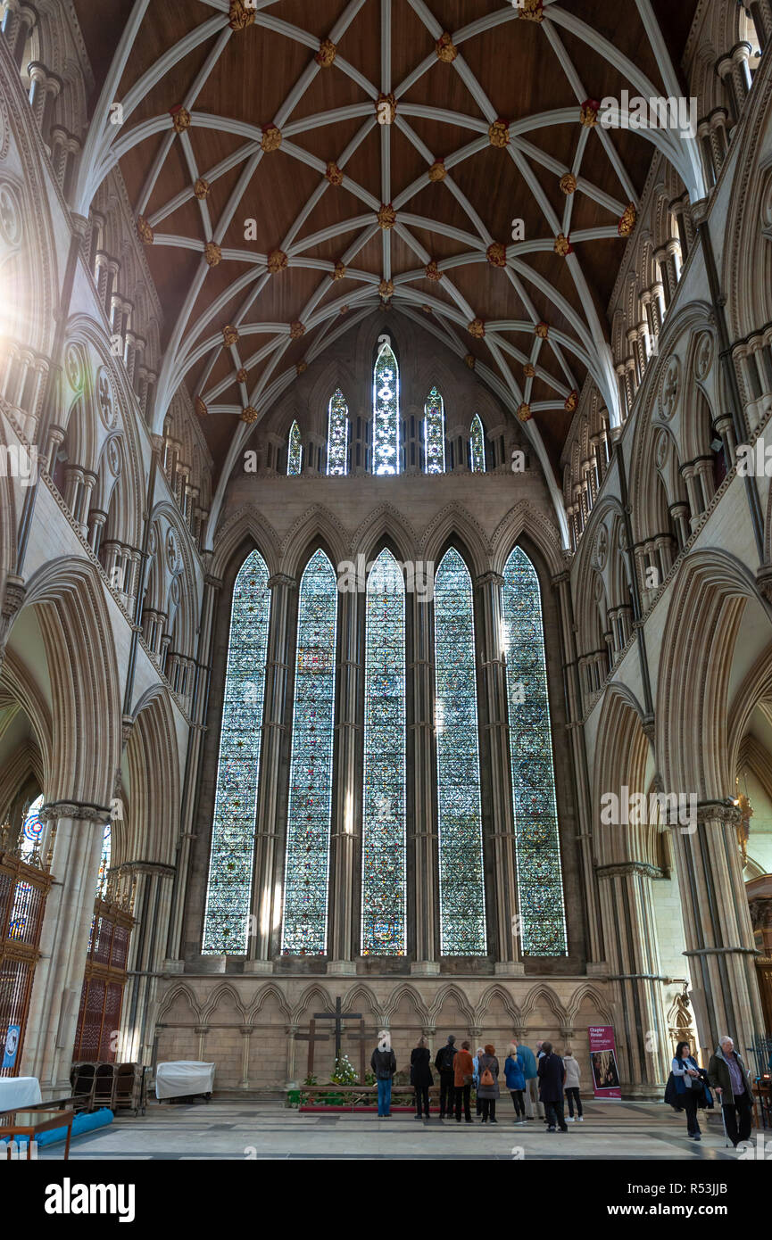 Five sisters window york minster hi-res stock photography and images ...