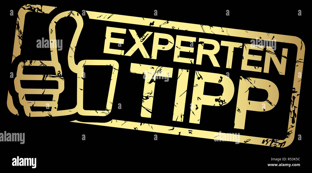gold stamp expert tip Stock Photo - Alamy