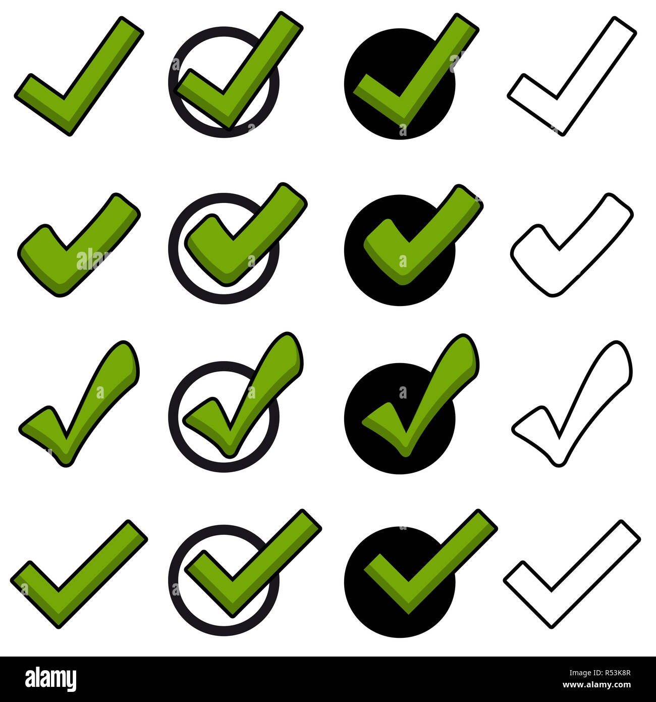 collection green hooks Stock Photo - Alamy