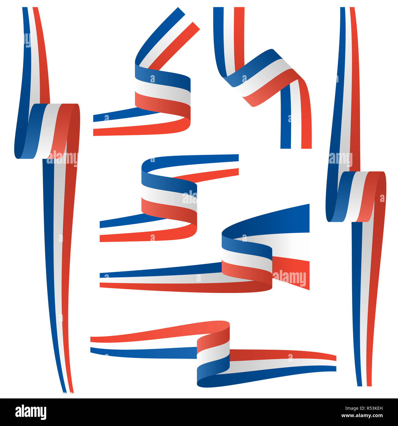 french country flag banners Stock Photo - Alamy