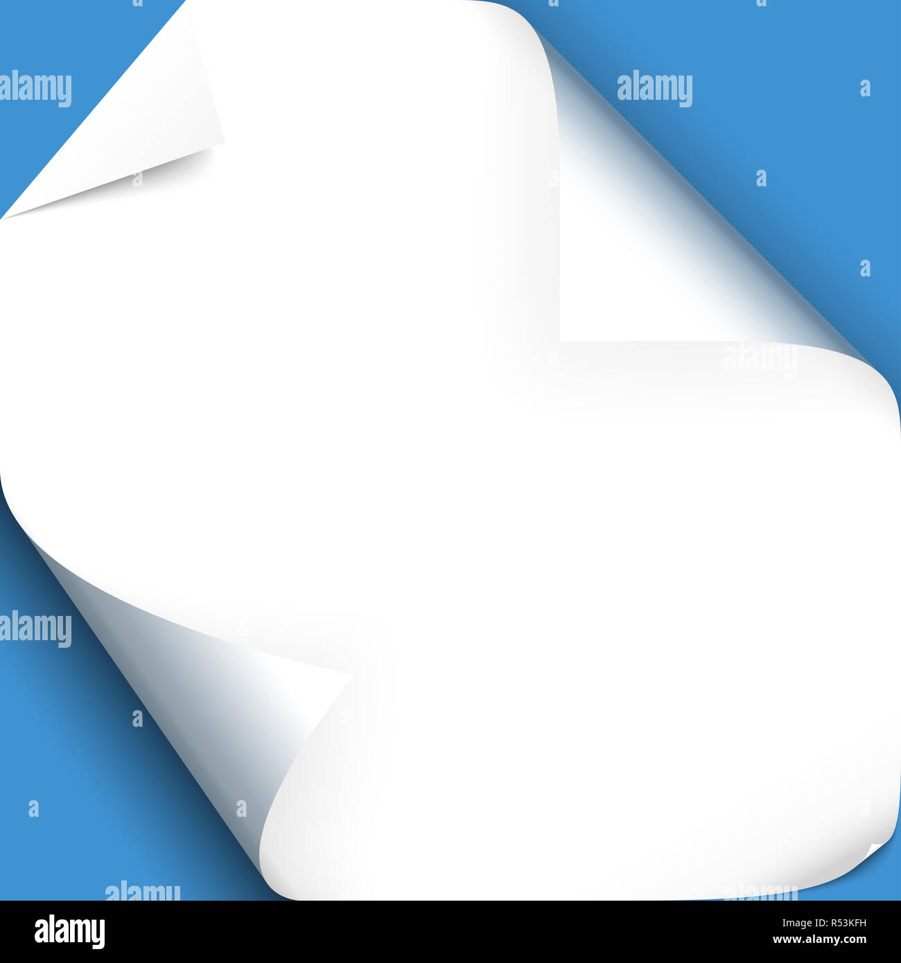 Turned corner and page hi-res stock photography and images - Alamy