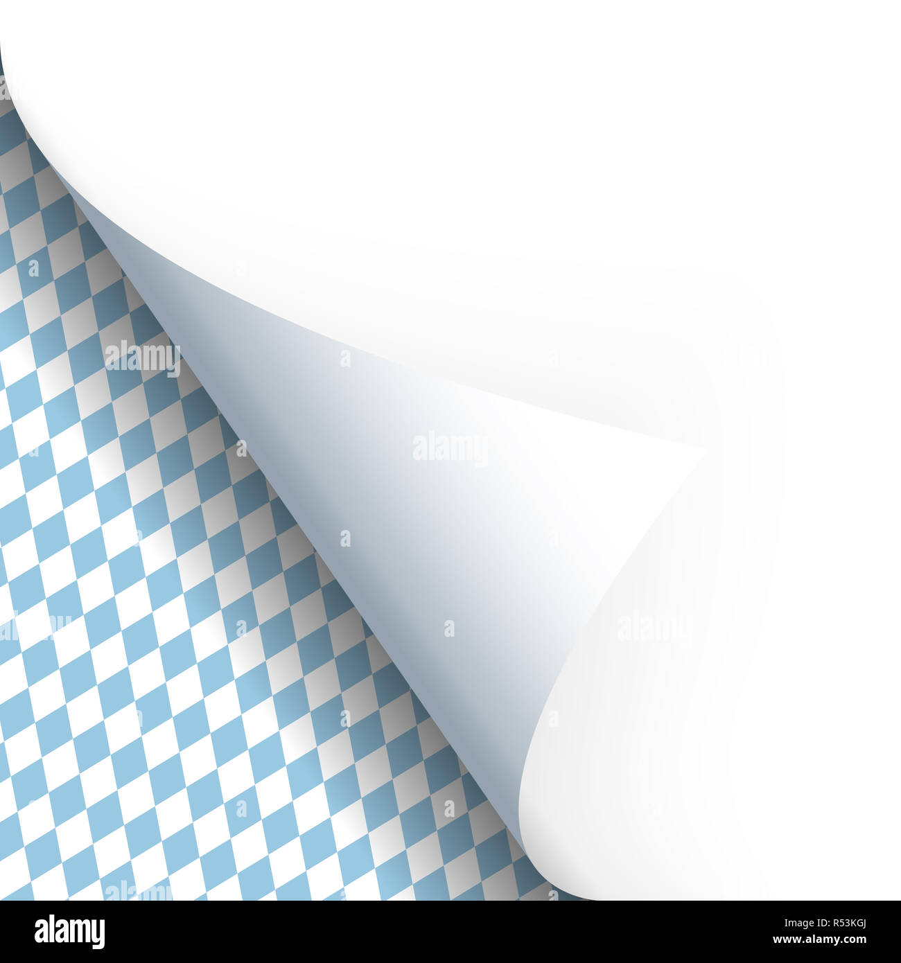 paper lower left corner oktoberfest Stock Photo - Alamy