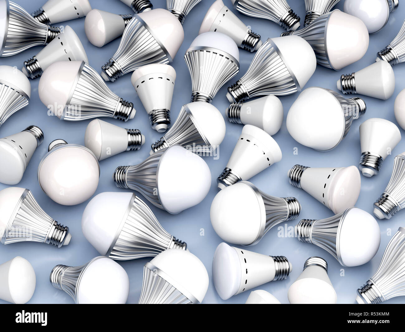 Different types of LED light bulbs Stock Photo - Alamy