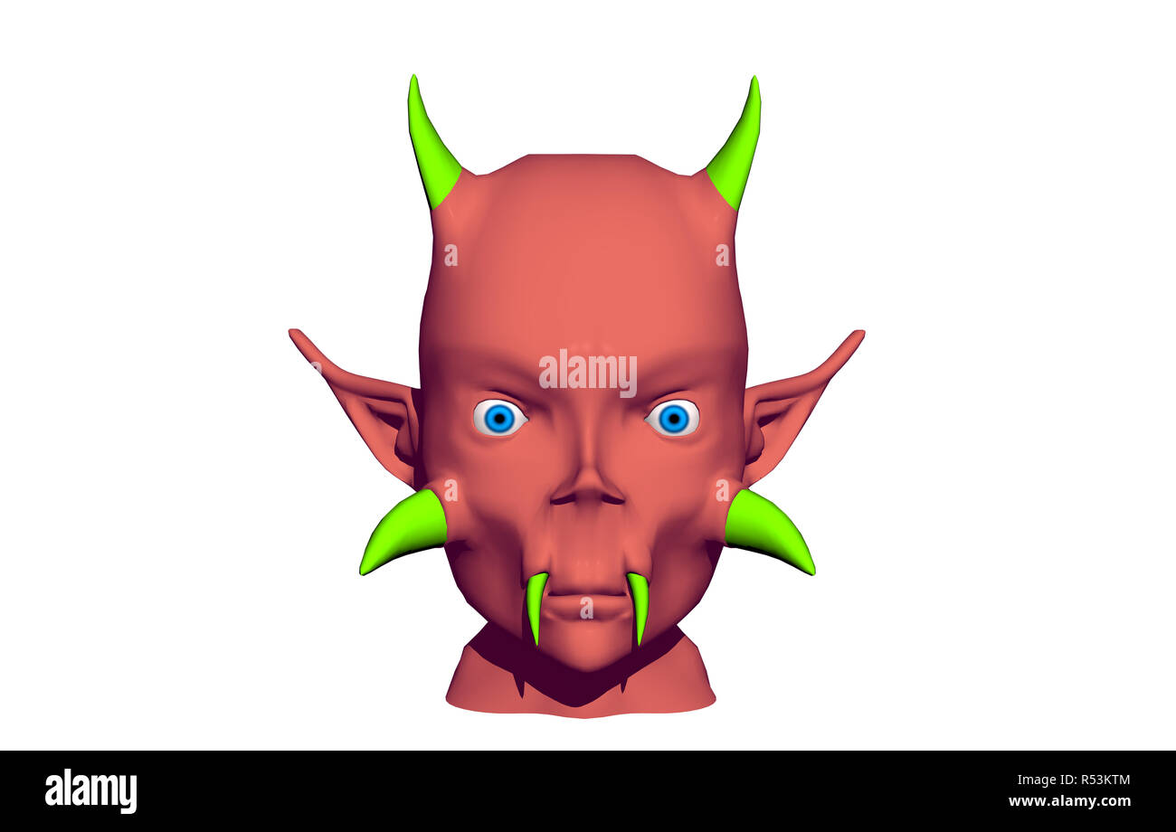 monster head released Stock Photo - Alamy