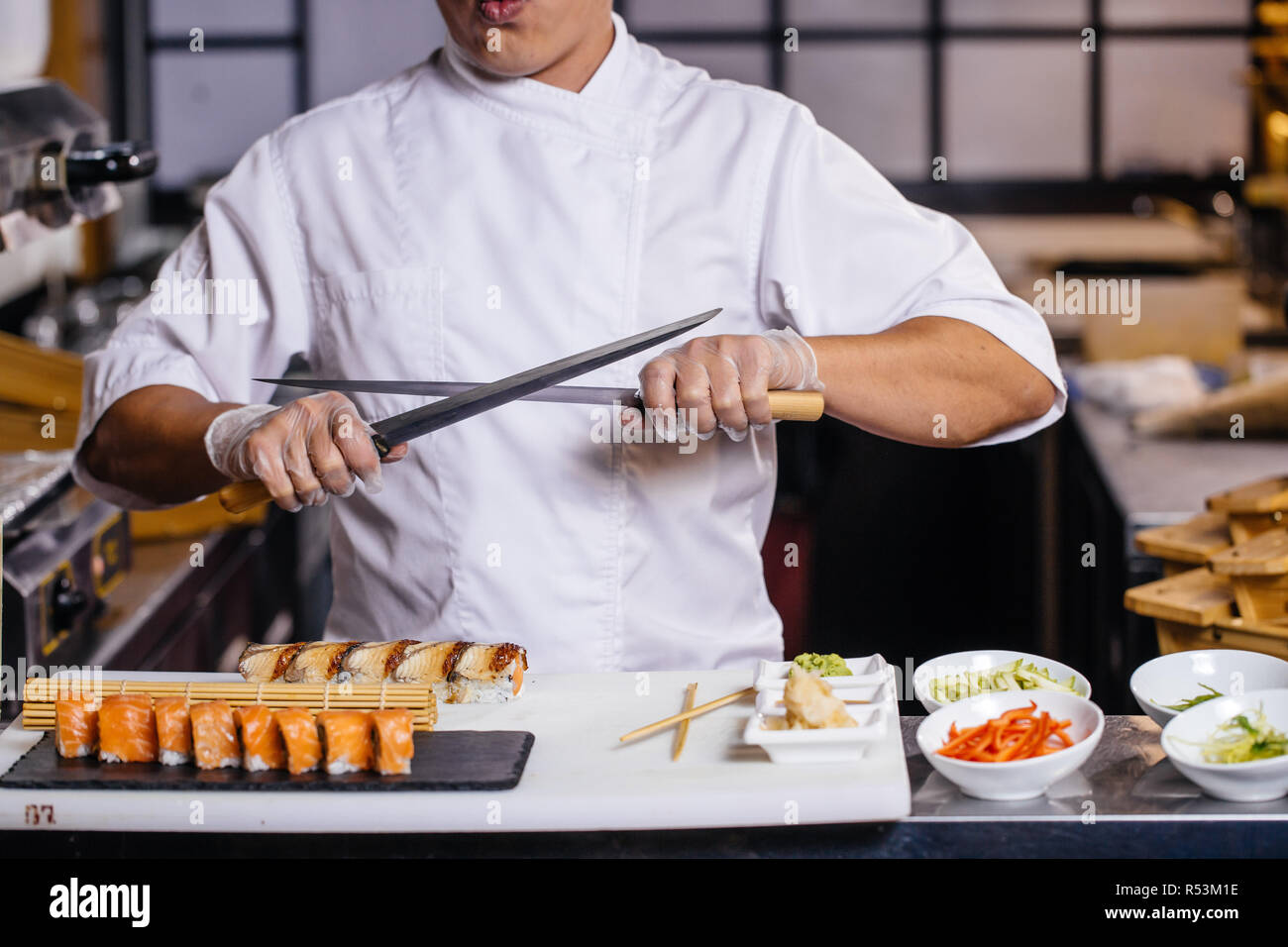 Chinese chef knife hi-res stock photography and images - Alamy