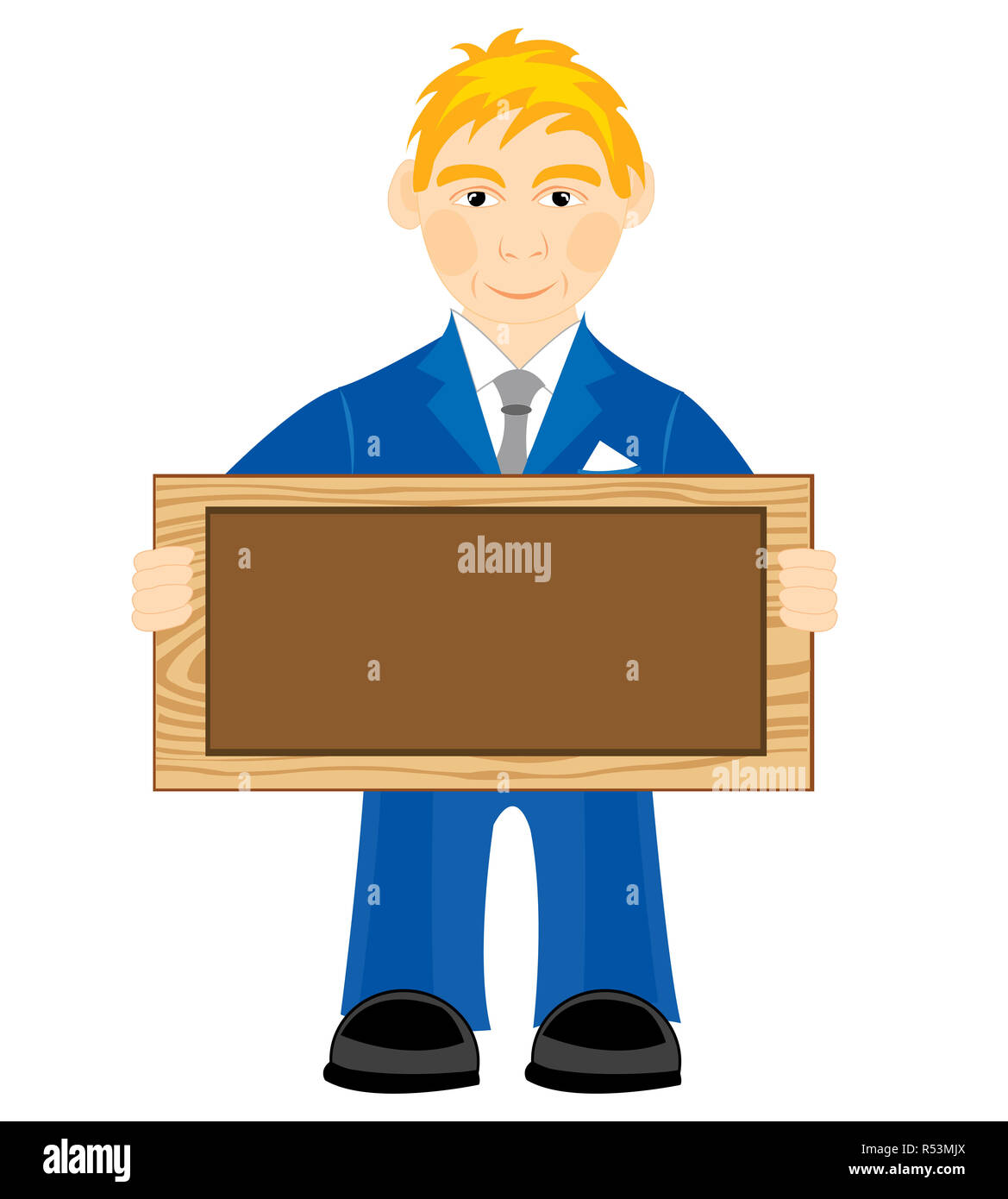 Man with board Stock Photo - Alamy