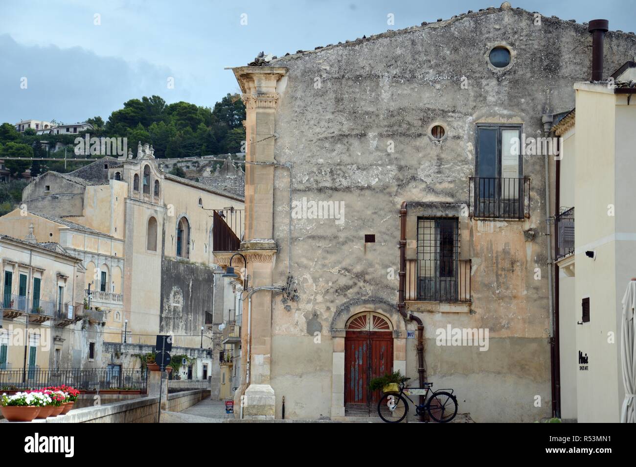 Scicli, a Sicilian town Stock Photo - Alamy
