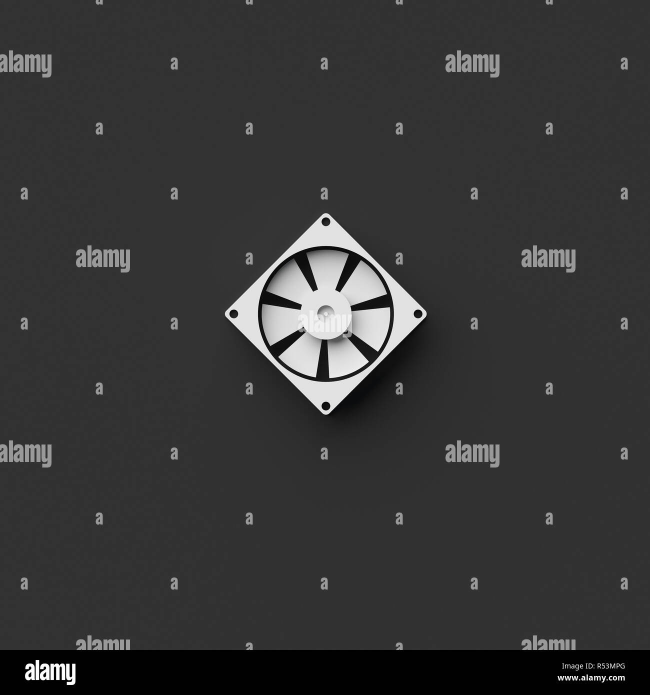 3D RENDERING OF EXHAUST FAN Stock Photo - Alamy