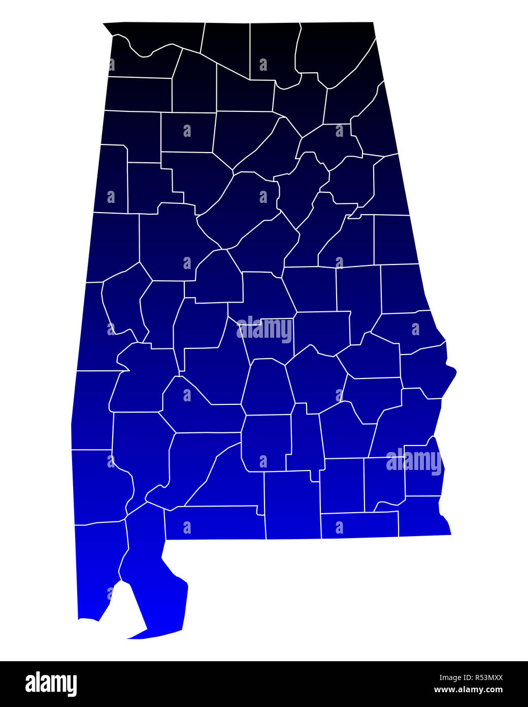 map of alabama Stock Photo - Alamy
