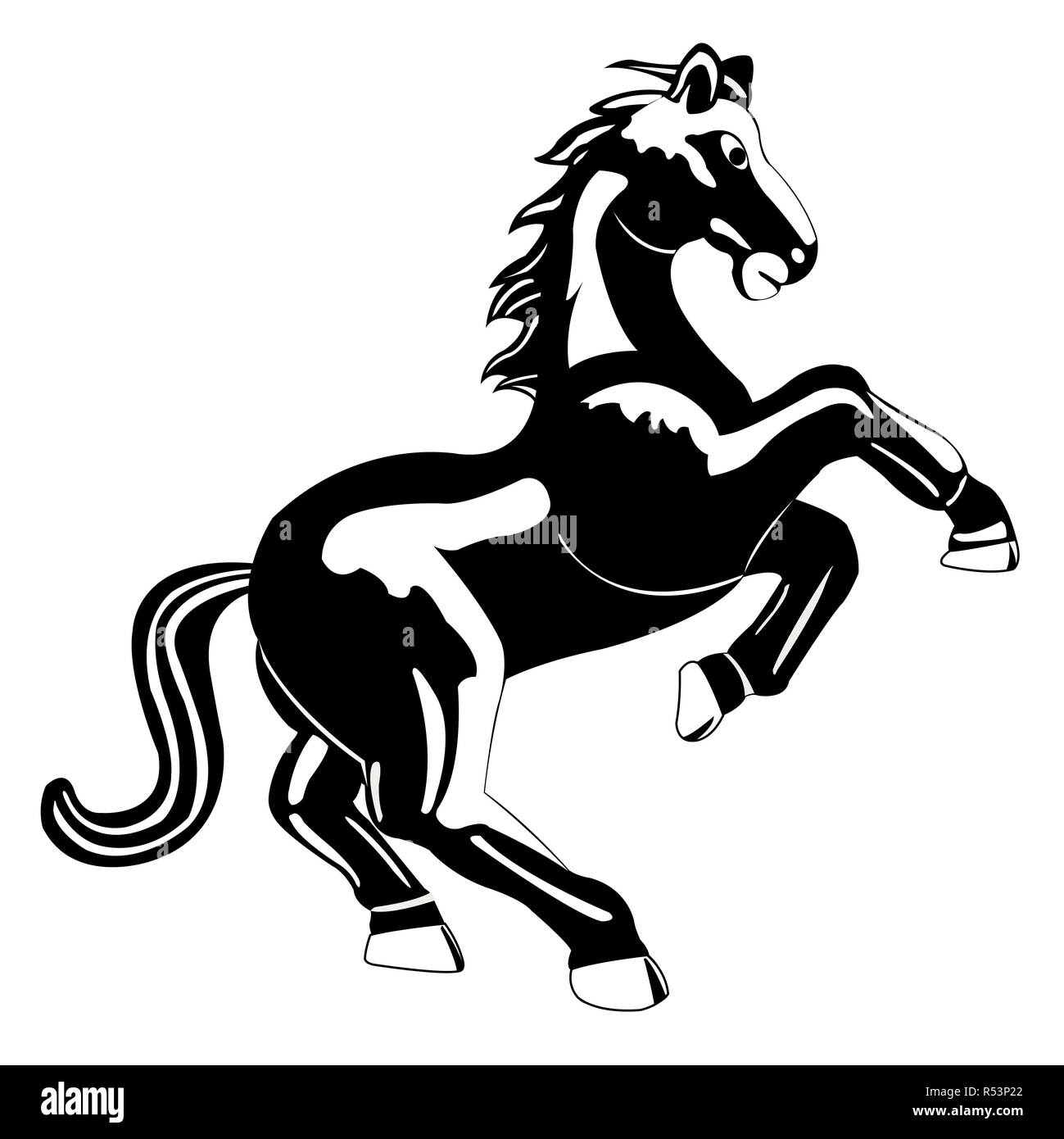 Horse stable drawing hi-res stock photography and images - Alamy