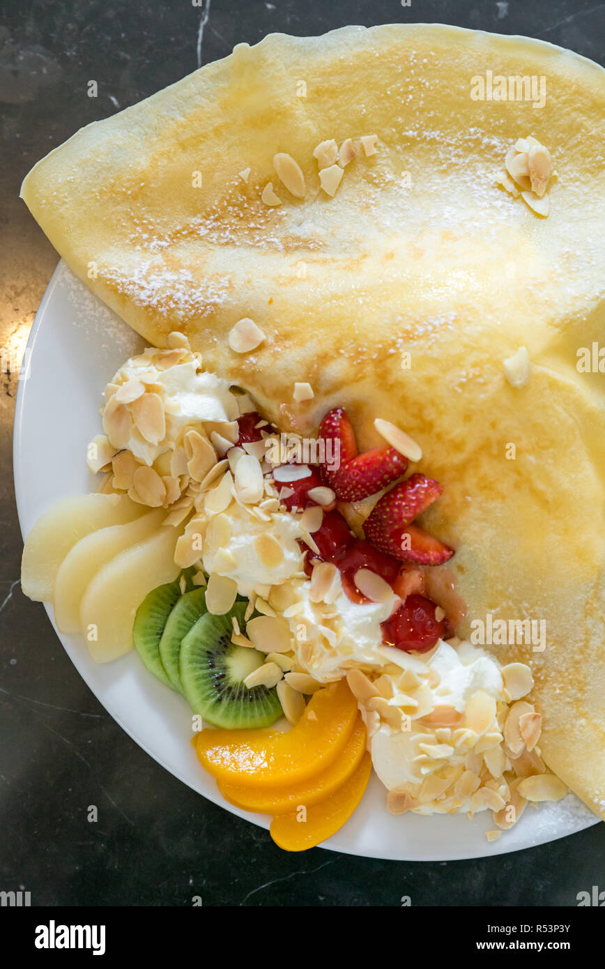 Exotic Fruit crape Stock Photo - Alamy