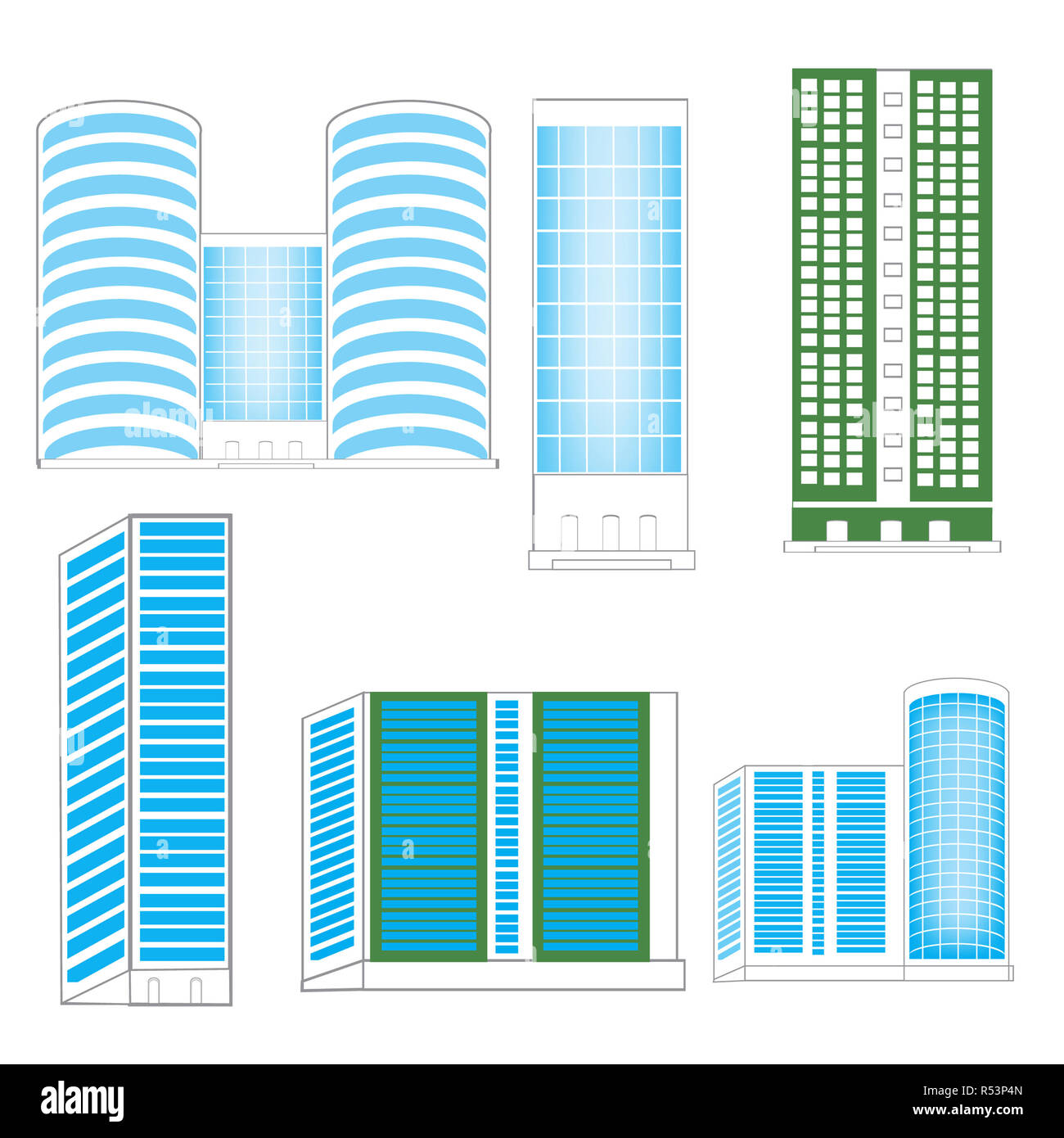 External buildings Cut Out Stock Images & Pictures - Alamy