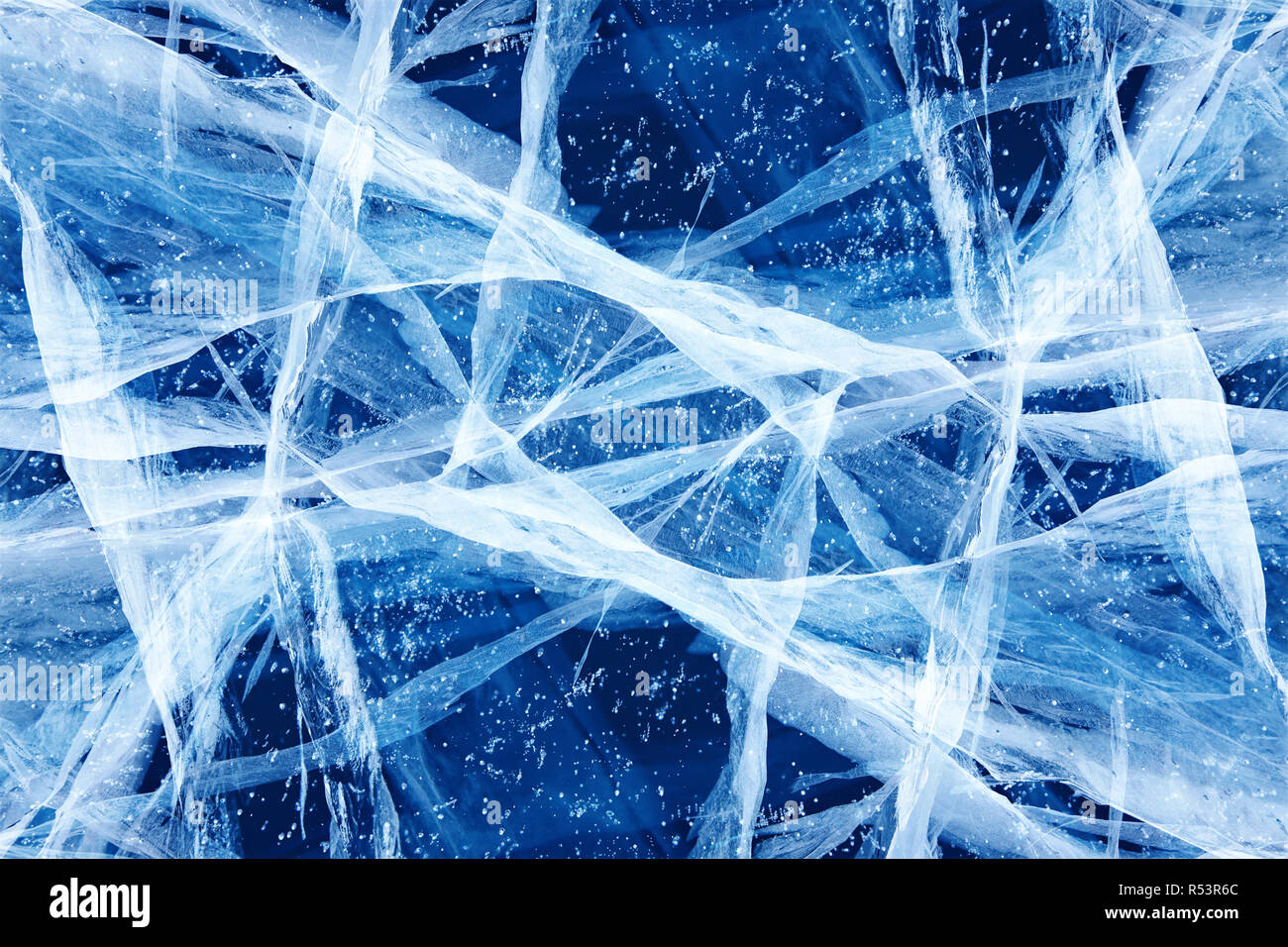 texture of ice on baikal lake Stock Photo - Alamy