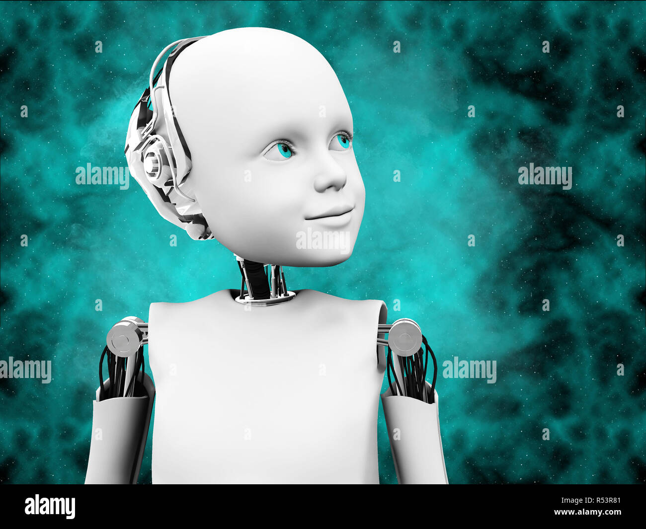 Humanoid robot child hi-res stock photography and images - Alamy