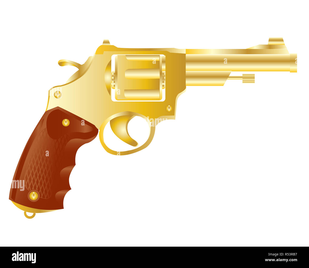 Metal revolver Cut Out Stock Images & Pictures - Alamy