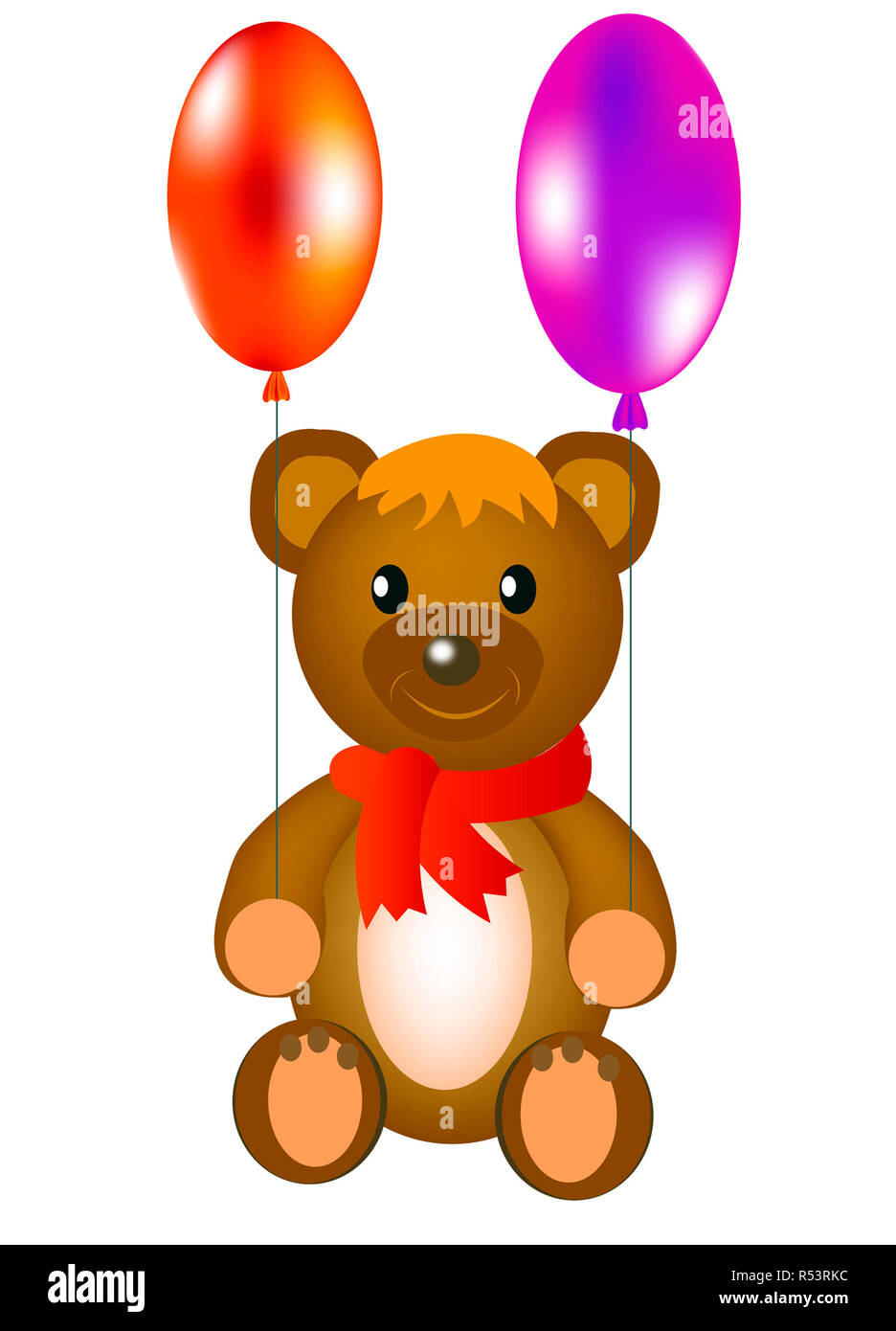 Teddy bear playing ball Cut Out Stock Images & Pictures - Alamy