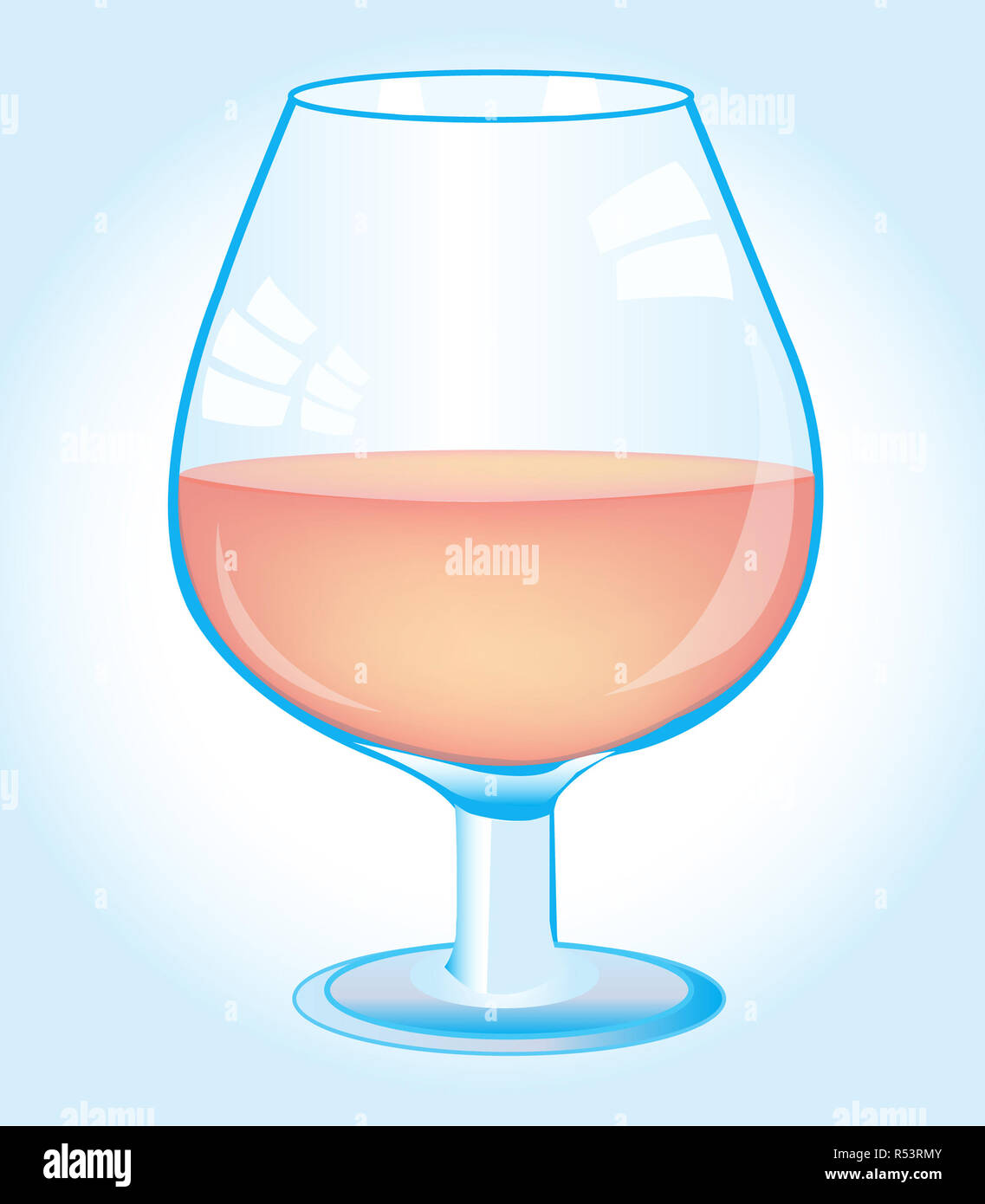 Goblet with wine Stock Photo - Alamy