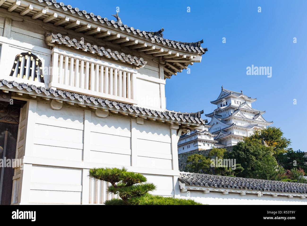 Japanese Himeiji castle Stock Photo - Alamy