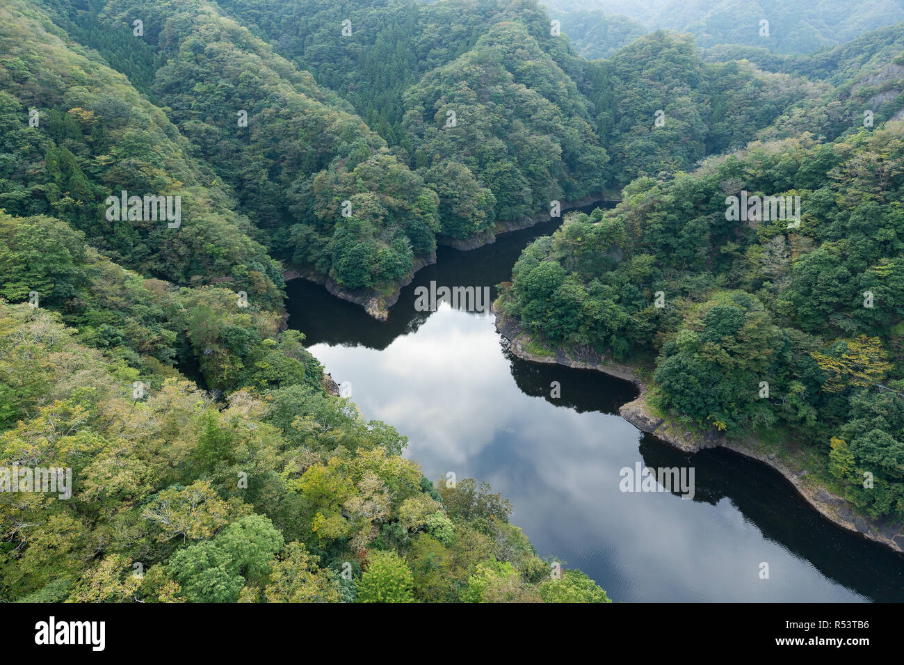 Japanese Ryujin Valley Stock Photo - Alamy