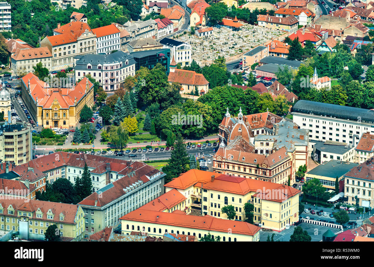 Historical city hall of brasov hi-res stock photography and images - Alamy