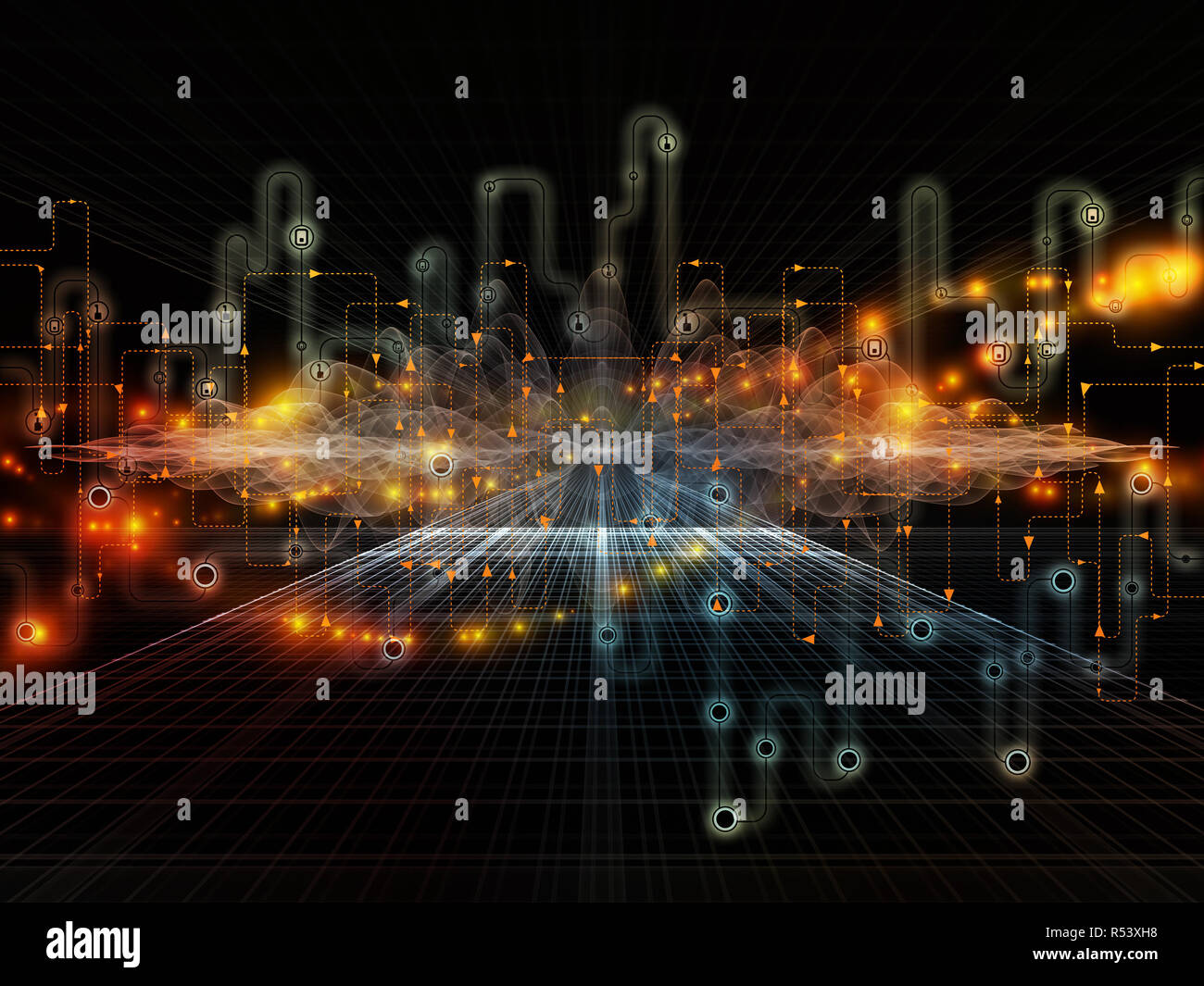 Propagation of Data Transfers Stock Photo - Alamy