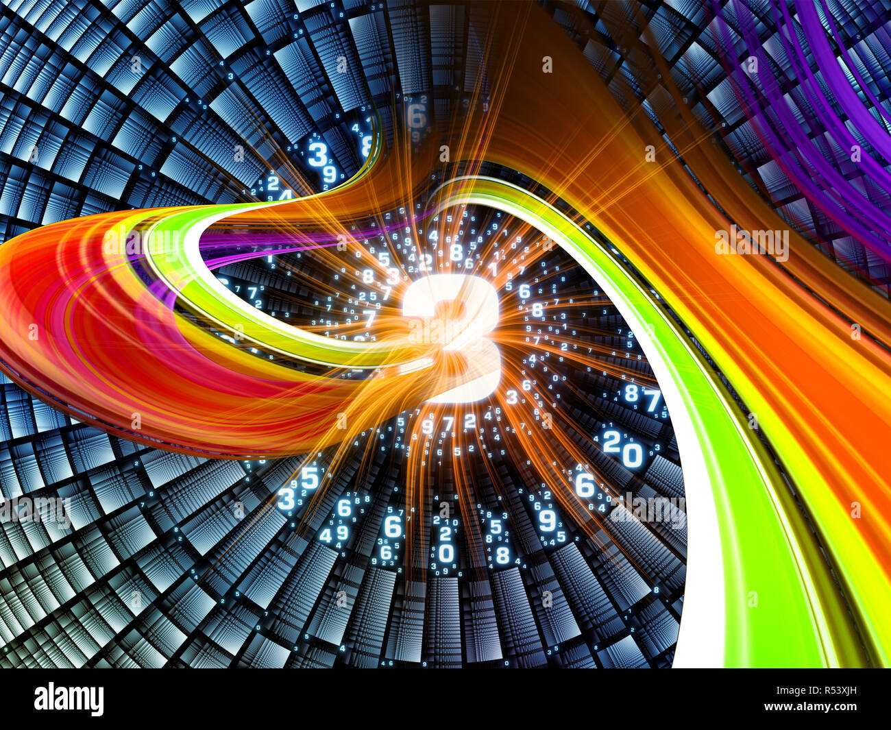 Evolving Digital World Stock Photo - Alamy