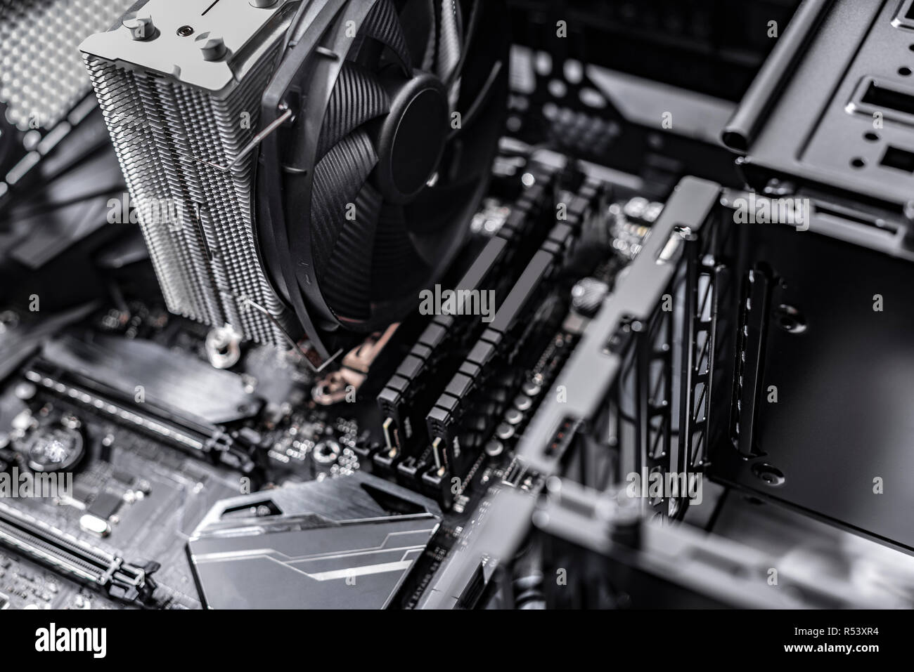 Components of the computer at the time of assembly of the PC Stock ...