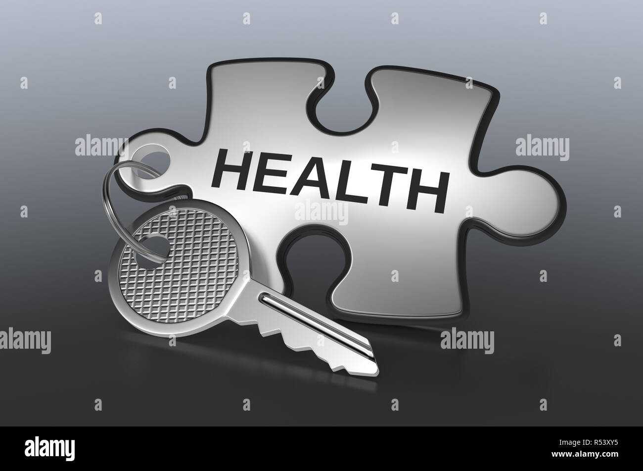 Health puzzle concept 3d illustration hi-res stock photography and images - Alamy