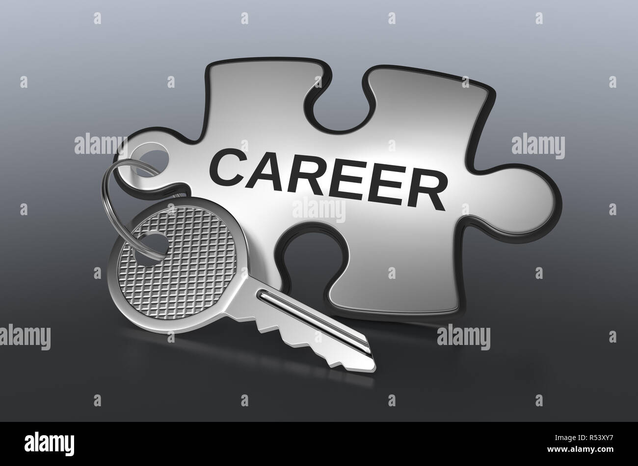 jigsaw puzzle with a key Stock Photo - Alamy