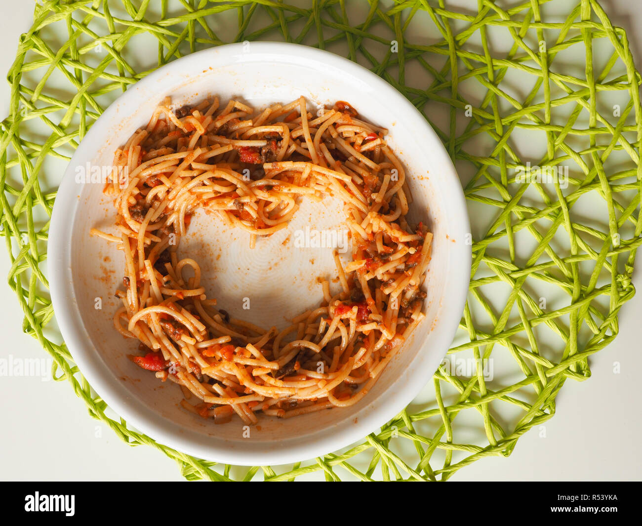 Heart spaghetti bolognese hi-res stock photography and images - Alamy
