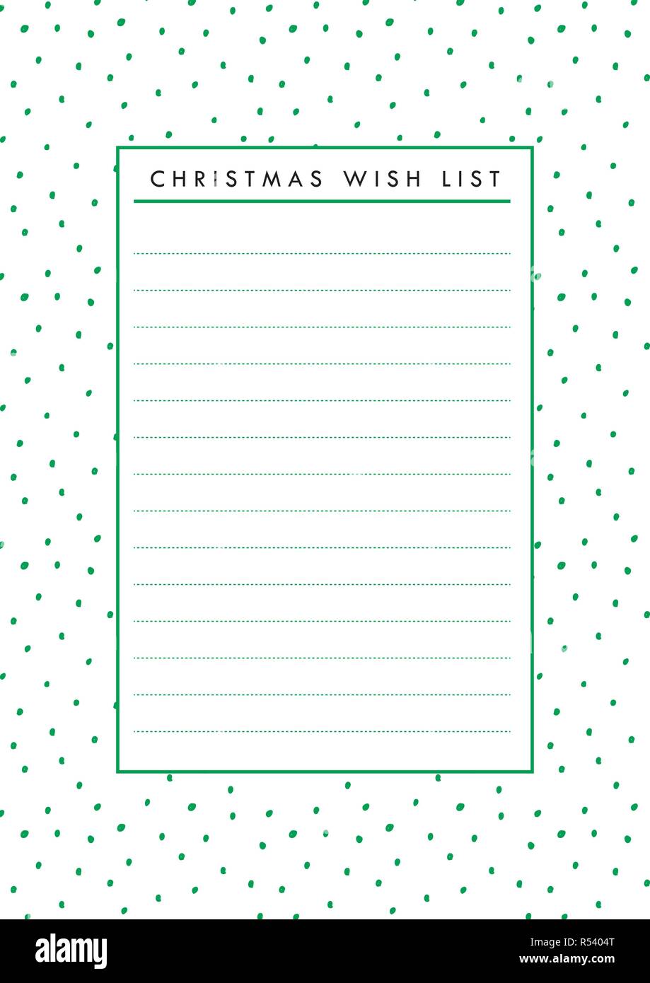 Holiday Gift List Template