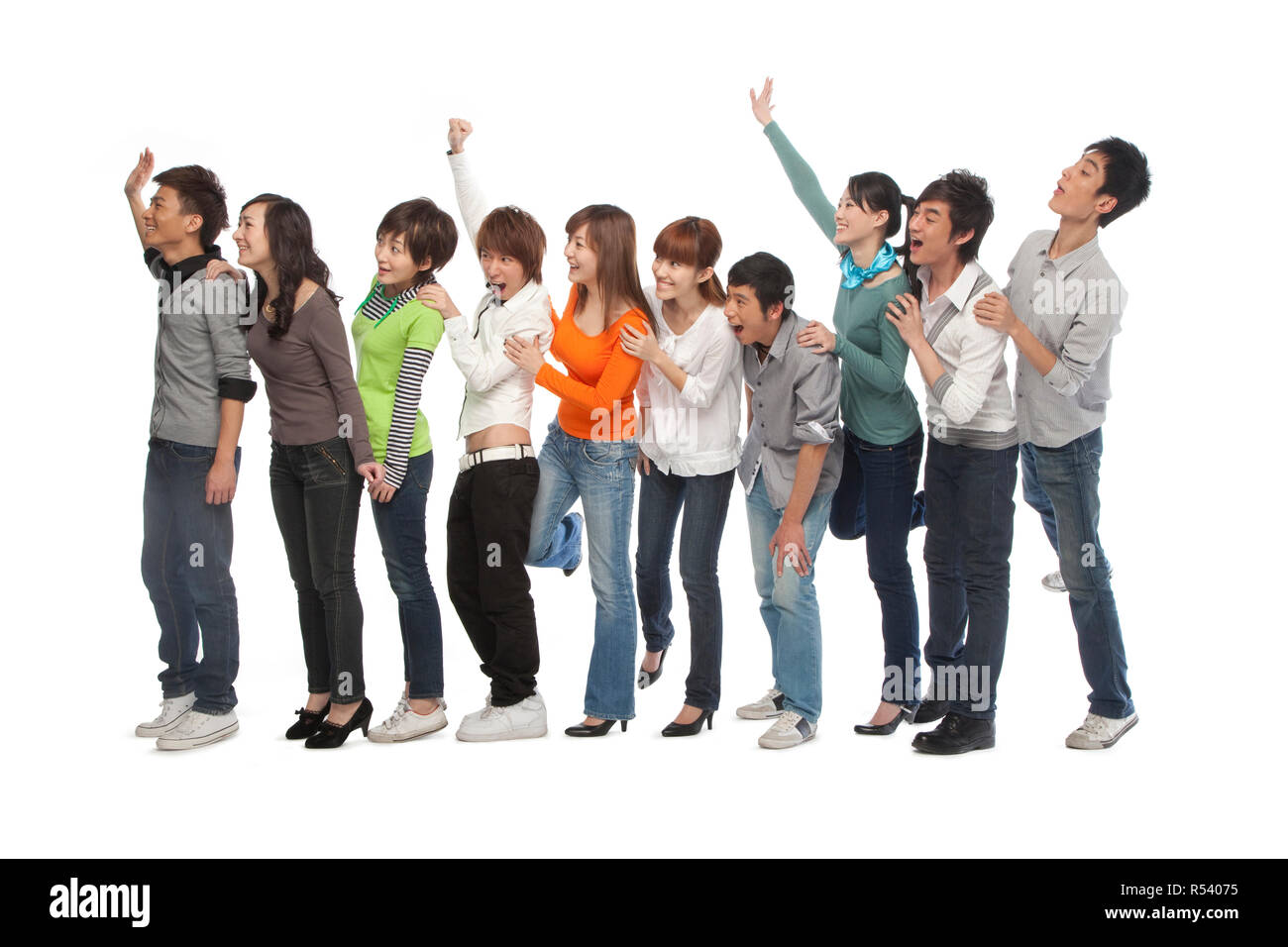 Asian group photo Cut Out Stock Images & Pictures - Alamy